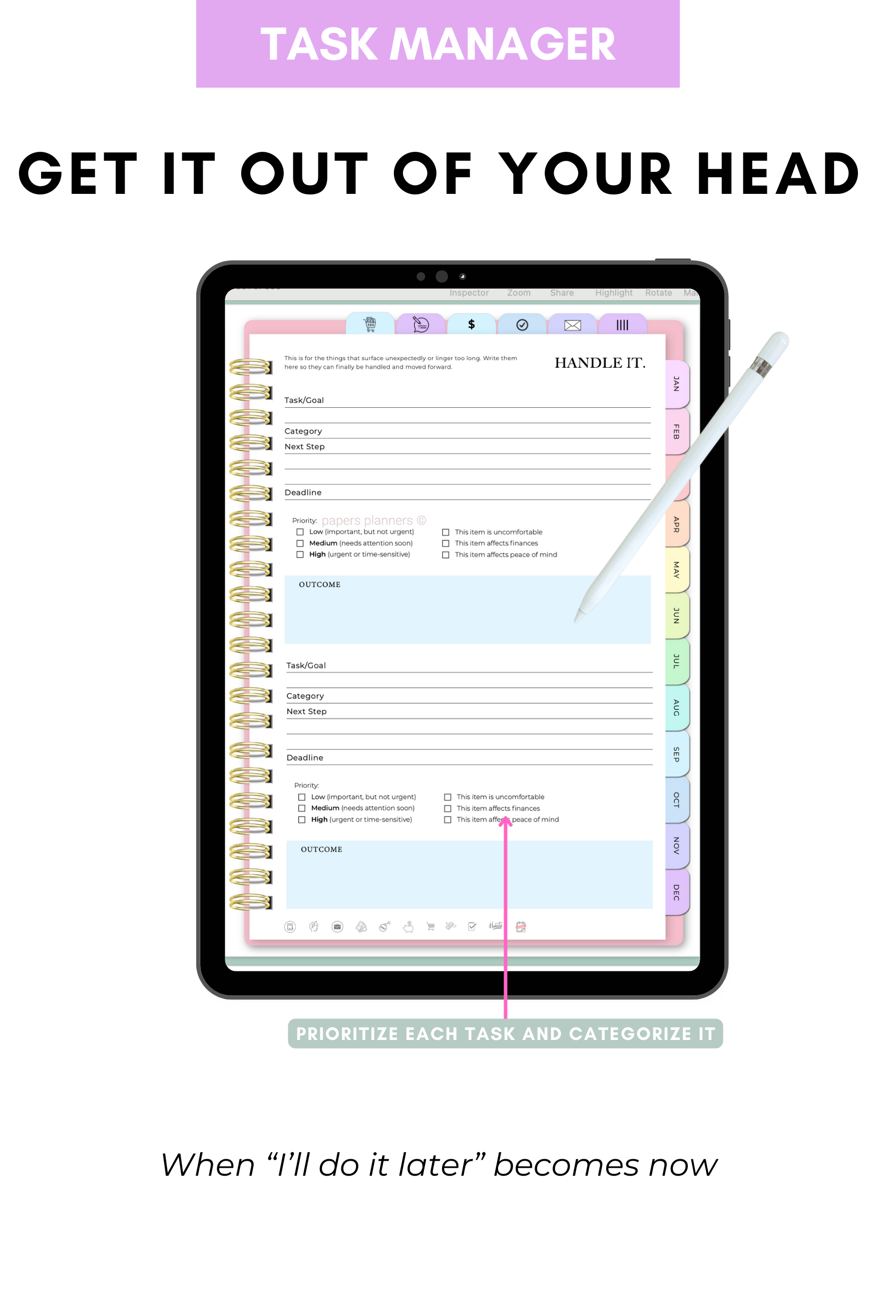 Digital Budget Planner 2026 | Interactive Clickable PDF – Papers Planners