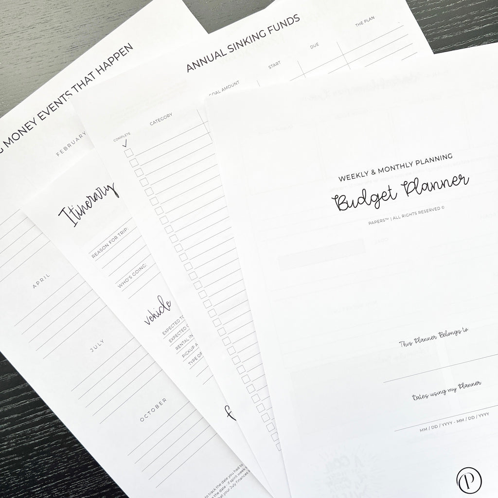 Planners, Budget Planners, and Stationary Products for You. – Papers by ...